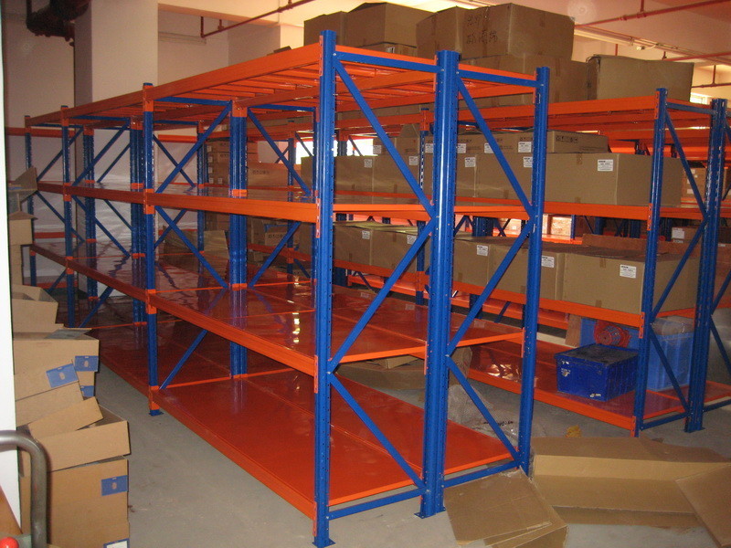 Durable Long span pallet racking system , high density storage racking ...
