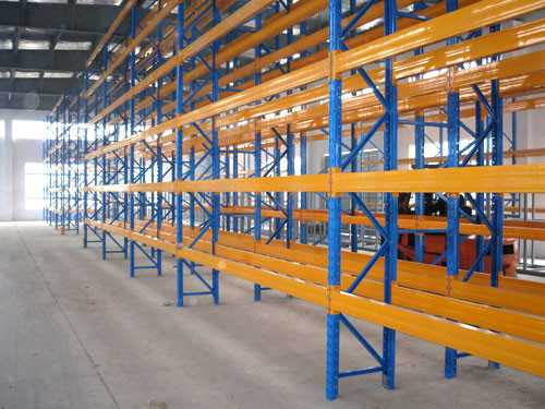 Warehouse Heavy Duty Storage Racks With Powder Coating , High Racking ...